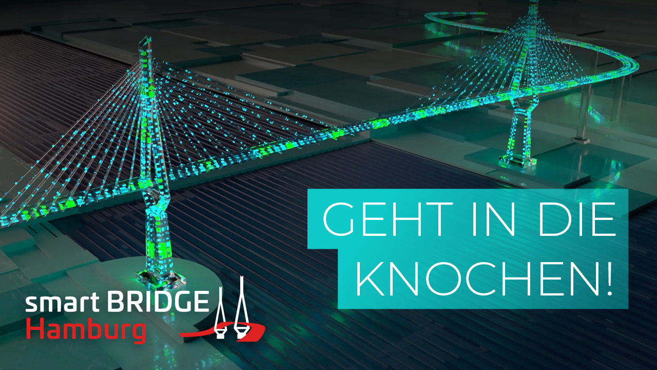 smartBRIDGE Hamburg - Digitaler Zwilling der Köhlbrandbrücke - homePORT