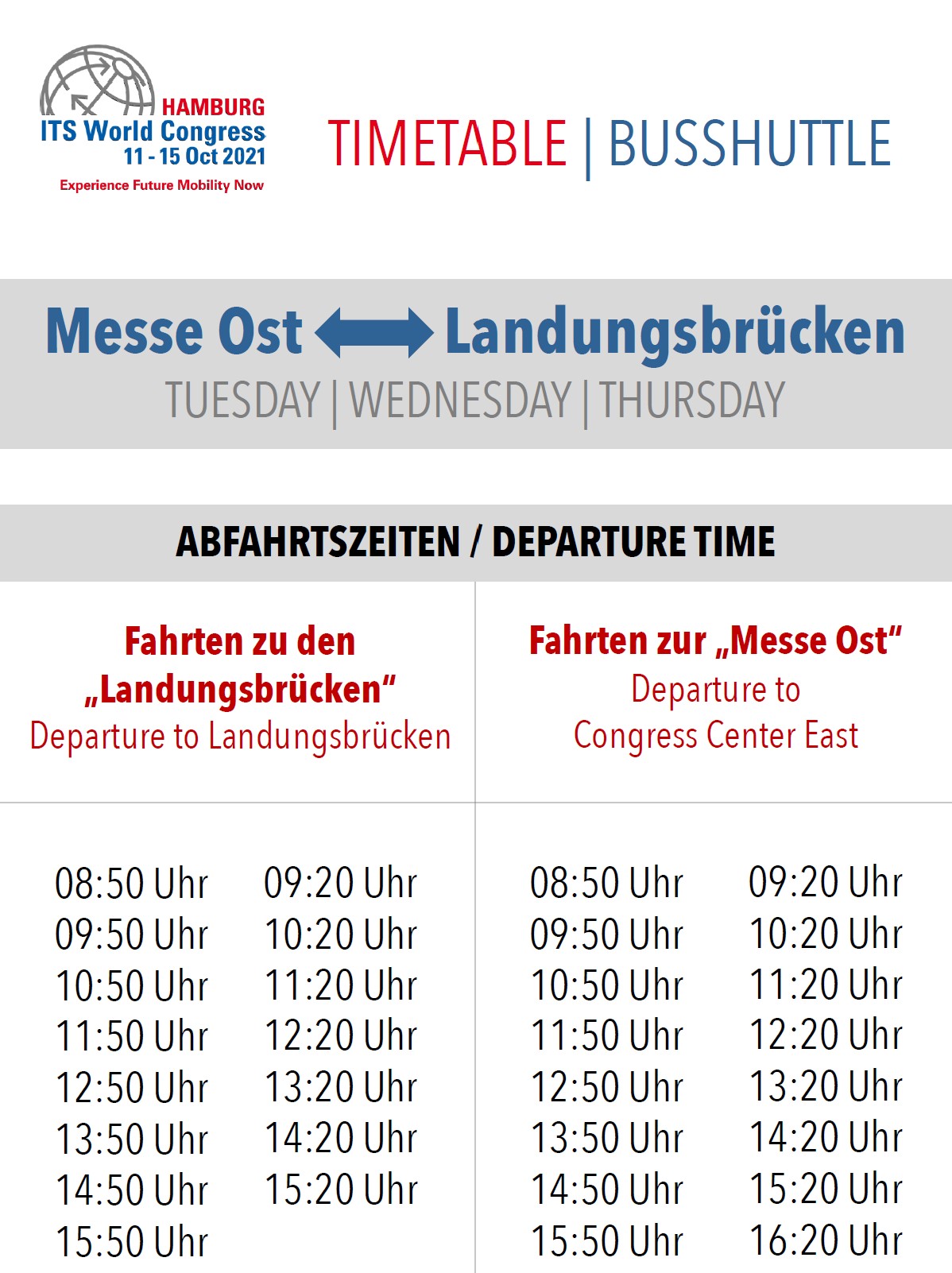 Rückblick: ITS World Congress 2021 - homePORT